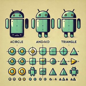 Circle Square Triangle Android Settings